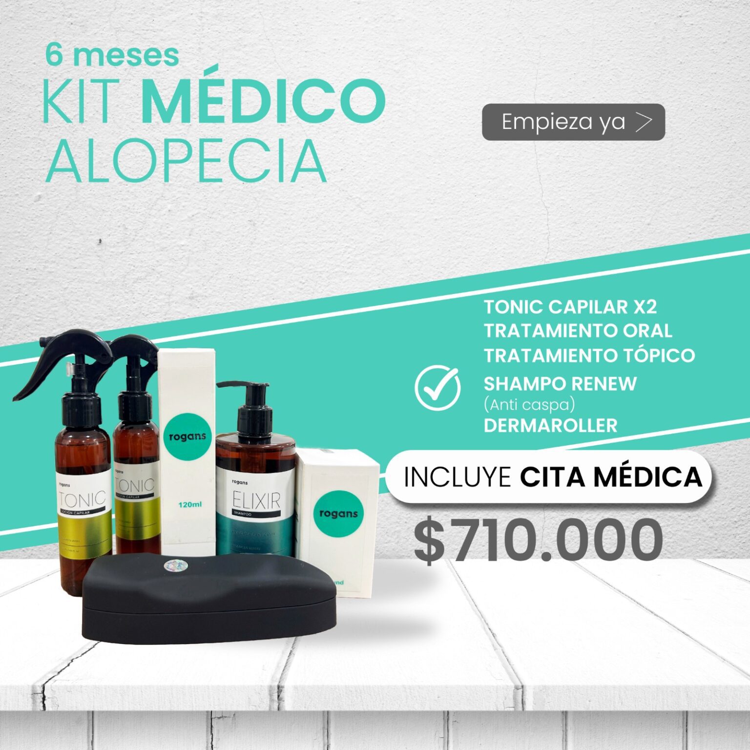Kit Capilar En Casa Seis Meses | Rogans